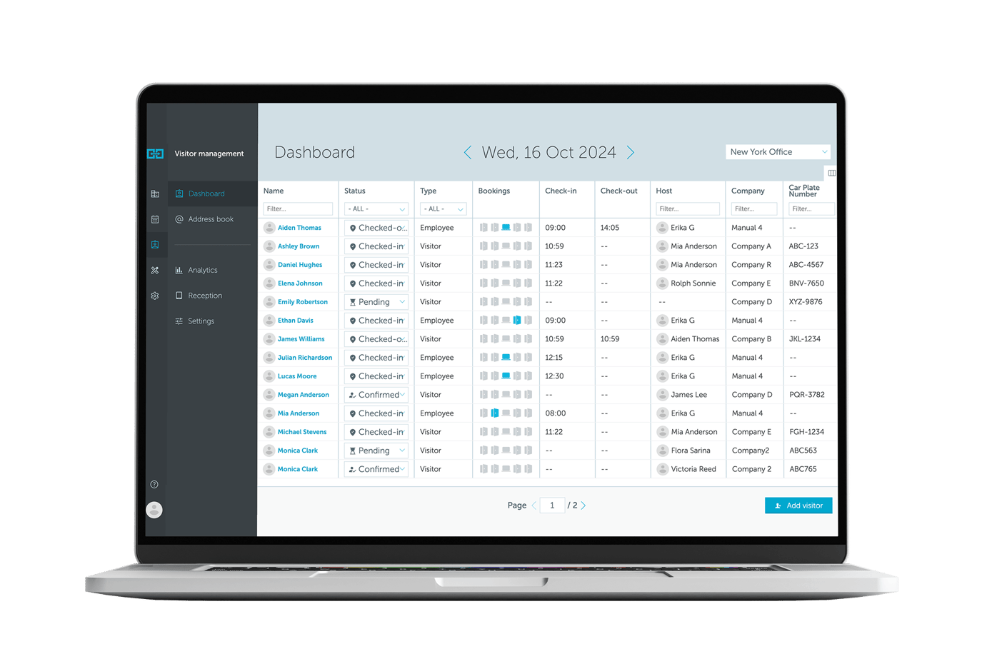 15+ Best Visitor Management Systems to Consider in 2026 | YAROOMS
